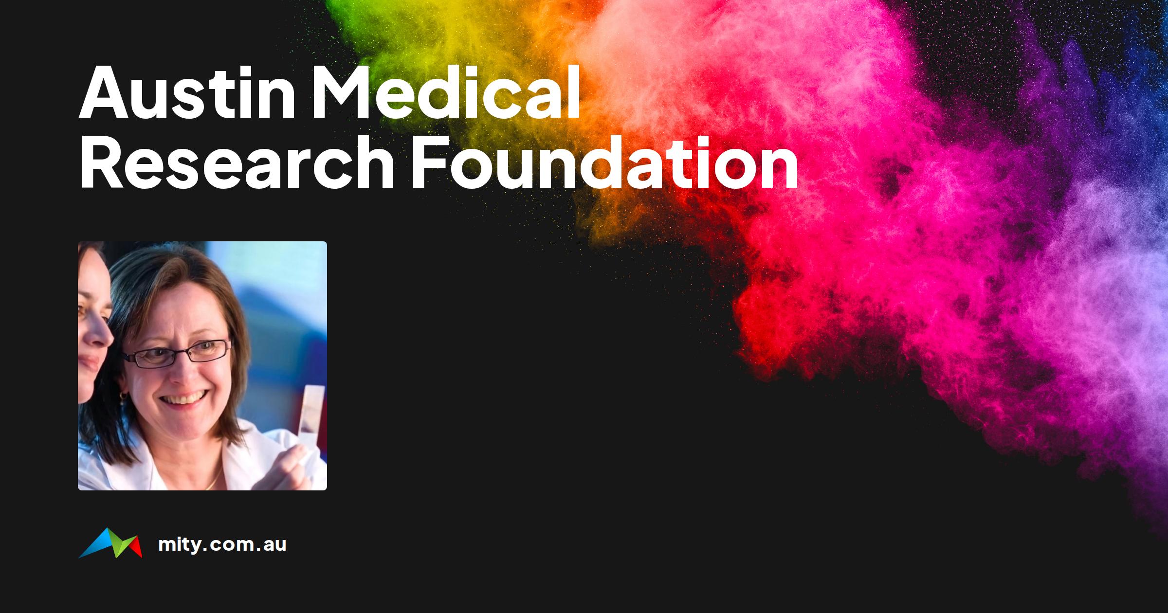 Website Design Melbourne | Austin Medical Research Foundation | Mity ...