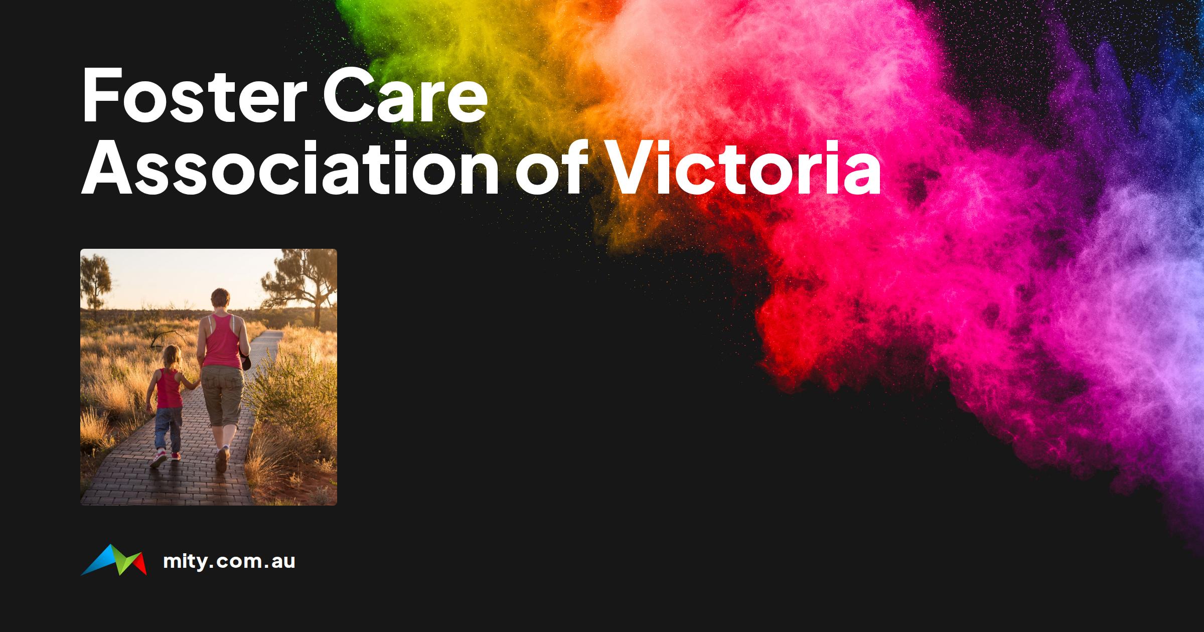Foster Care Association of Victoria | Custom web design | Mity Digital