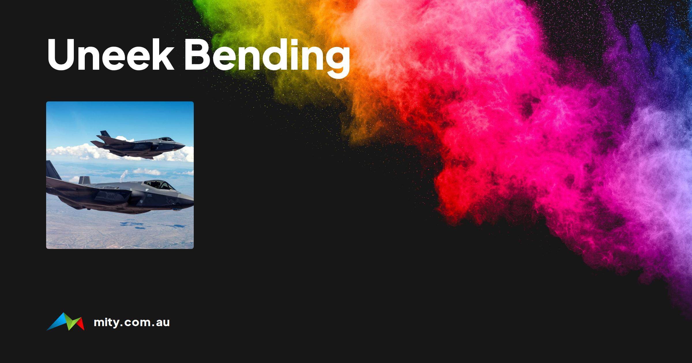 Uneek Bending | Statamic Web Design Melbourne | Mity Digital